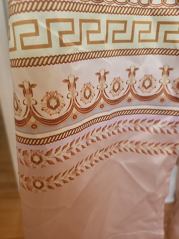 Forever 21 Slinky Robe Pastel Victorian Print Sm-Med. Open Front | eBay