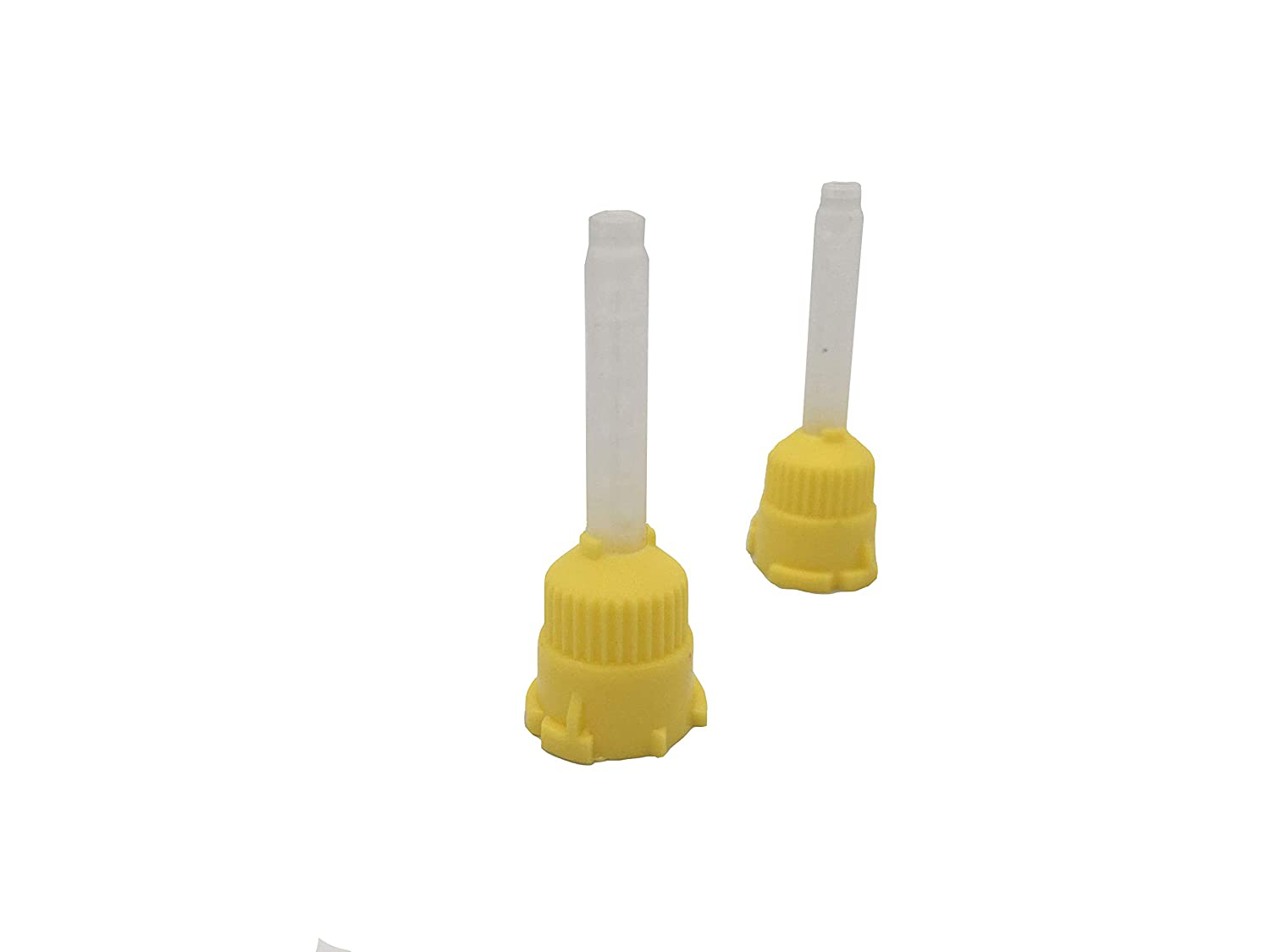 100PCS Yellow Dental Mixing Tips And Dental Intra Oral Tips For Dental ...