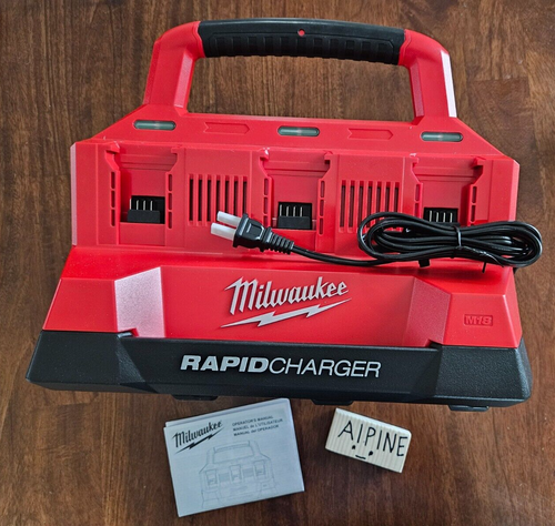 Milwaukee M18 6-Port Rapid Charger PACKOUT 48-59-1809 Battery Fuel 2025 ...