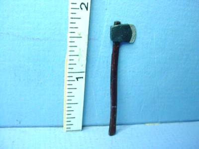 Miniature Woodsman's Axe #286 Reynold's Painted Metal Non-Usable 1/12 ...