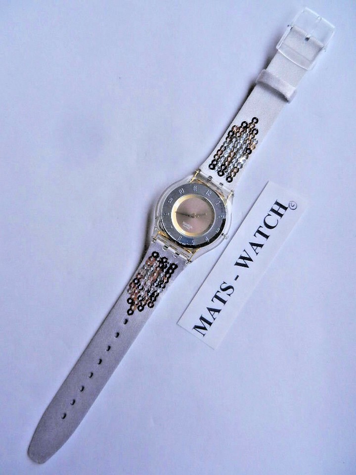 Swatch + Skin+SFK240 Tri-Gold Leather + New / NOS | eBay