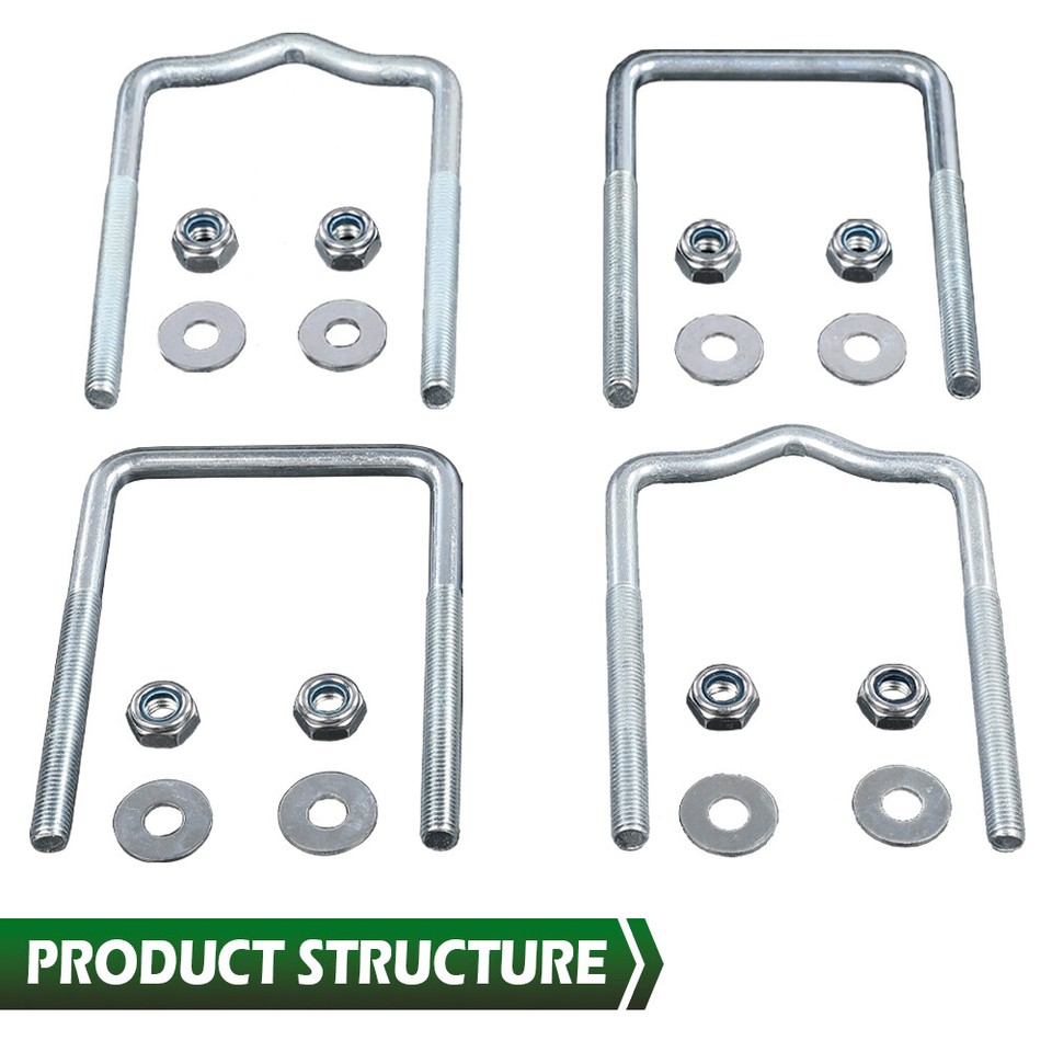 Universal Boat Trailer Guide Pole Bracket & Post Mounting U Bolt Kit | eBay