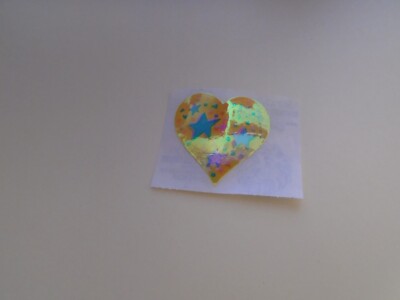 Vintage 1980s Rare Yellow Sandylion Pearly Star Sticker | eBay