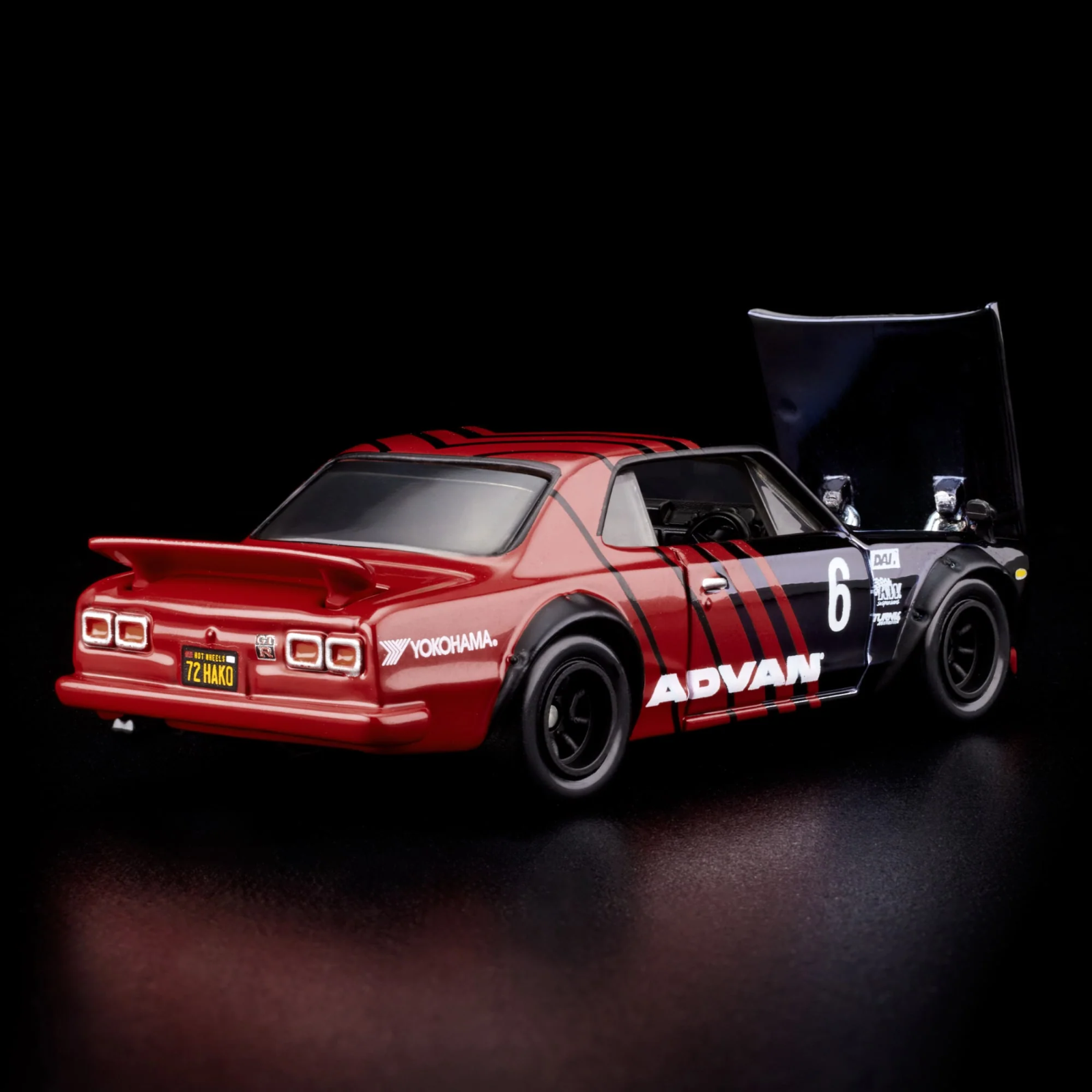 Hot Wheels 1972 Nissan Skyline H/T 2000GT-R Mattel Creations 2024 RLC ...