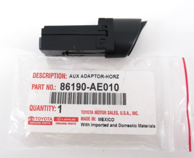Genuine OEM Toyota 86190-AE010 Stereo Aux Adapter Port Assy 2005-2010 ...