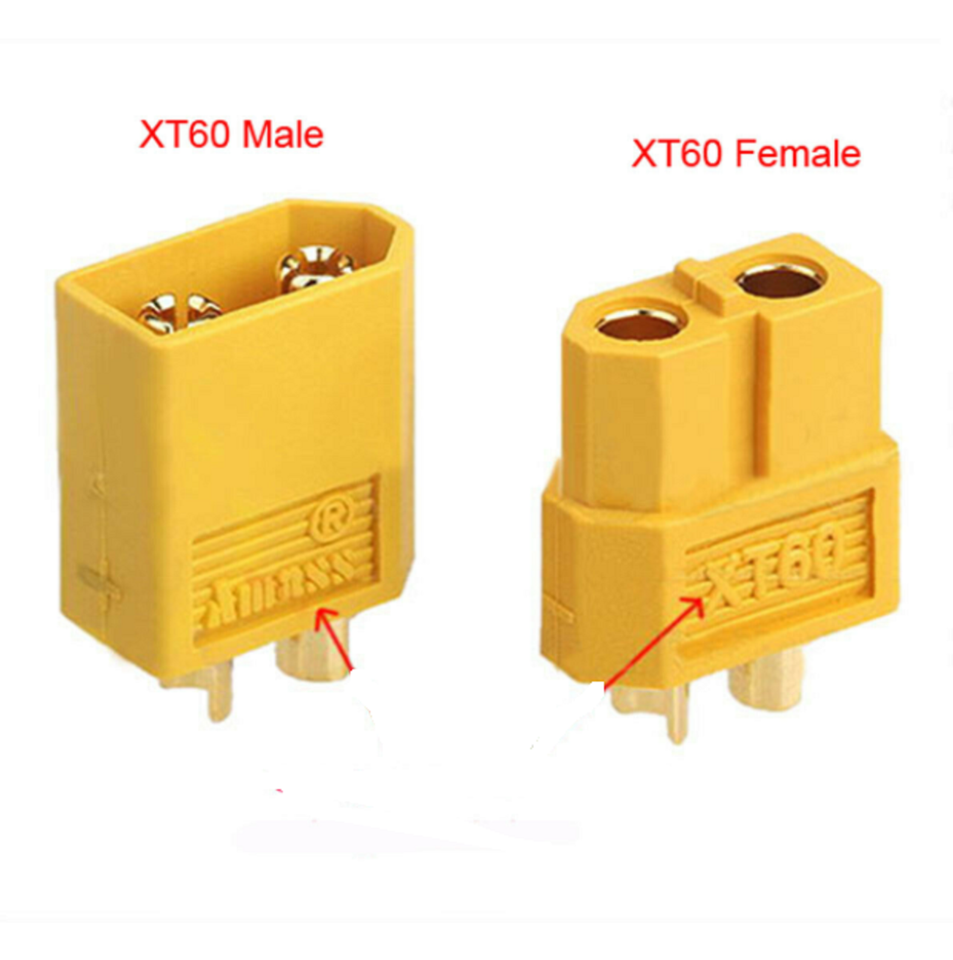 Amass XT60 to JST Male Female Plug Connector Adapter 10cm 18AWG ...