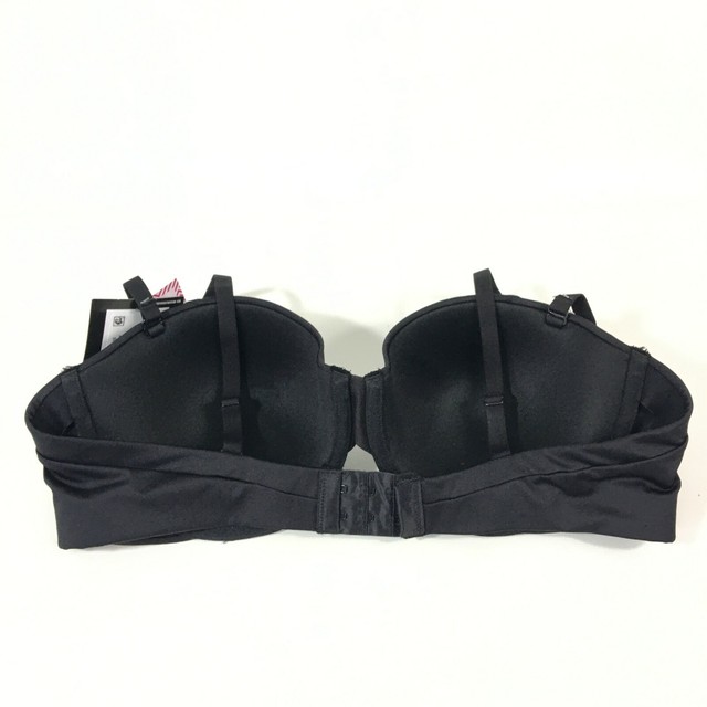 Womens Bra Maidenform Self Expressions 38b Black Side Smoothing