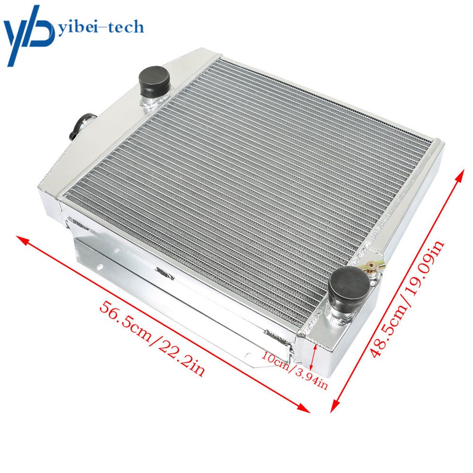4 Row Radiator For 1961-1971 International Harvester Scout L4 MT 3.2L 2 ...