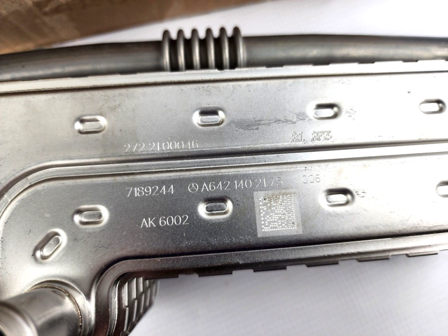 Mercedes-Benz A6421402175 OEM EGR Cooler 3.0l Diesel 0m642 for sale ...