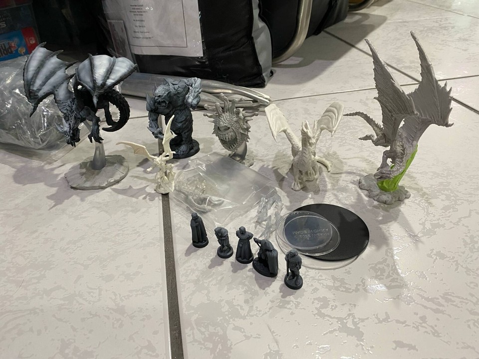 DnD Miniatures Mega Lot! Reaper Bones, Nolzur's, Brand New Mini's! | eBay