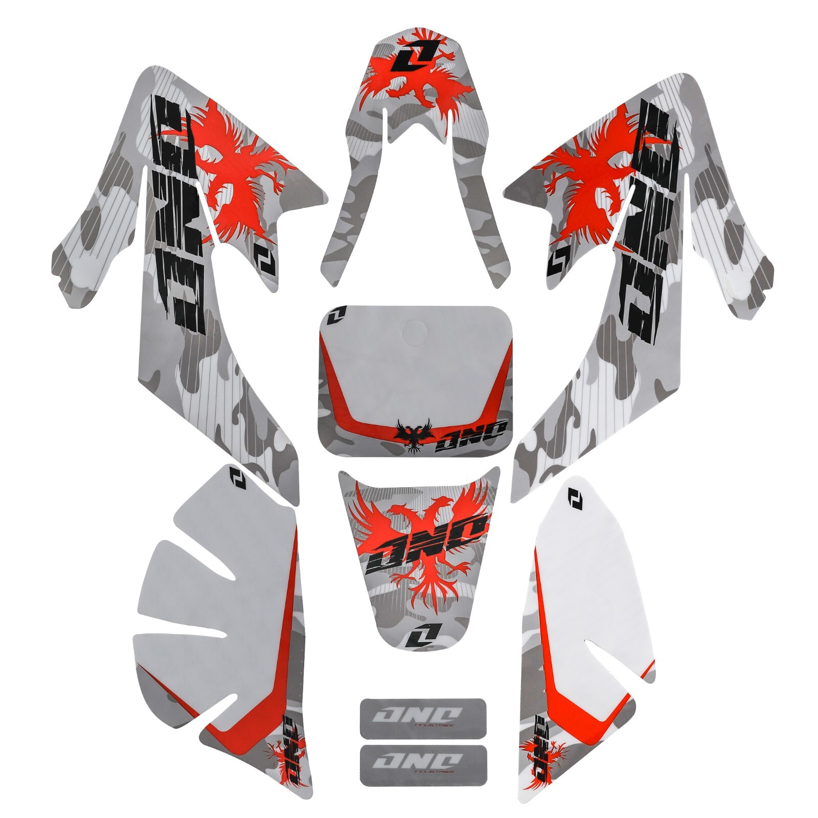 Sticker Graphics Decals Kit for Honda CRF50 Plastics Pit Bike 110cc ...