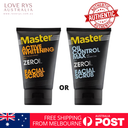 Master Facial Scrub 100g | Active Brightening or Oil Control Max ...