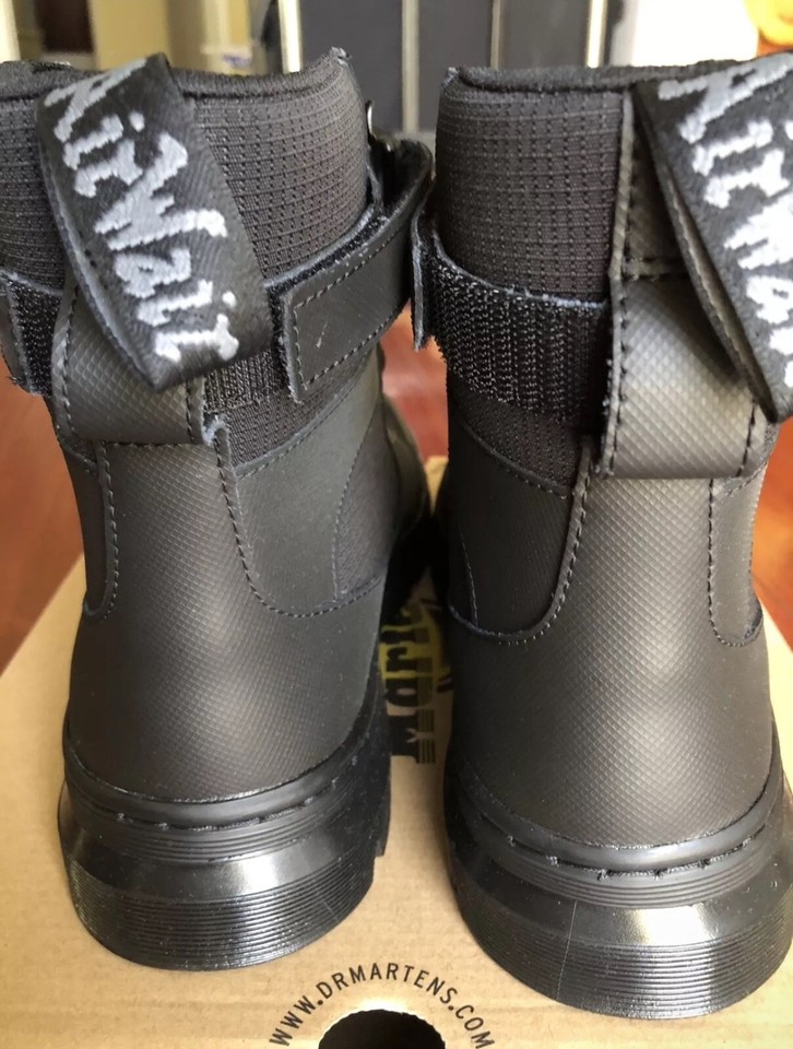 Dr Doc Martens Combs Tech II Boots Black Tactical Ripstop Lace Up Men’s ...