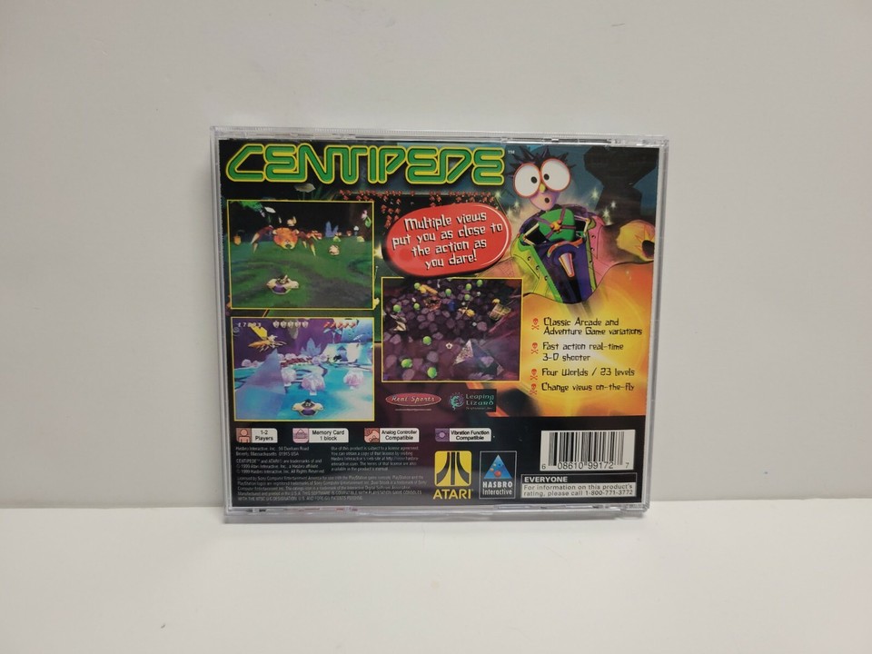 Centipede (Sony PlayStation 1, 1999) PS1 CIB Complete TESTED ...