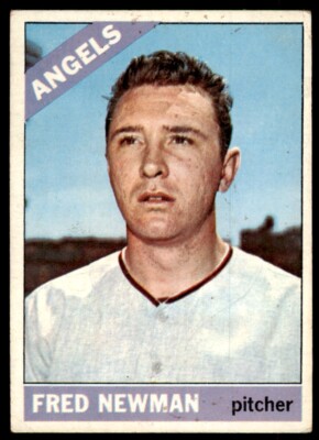 1966 Topps Baseball Card Fred Newman A California Angels #213 | eBay