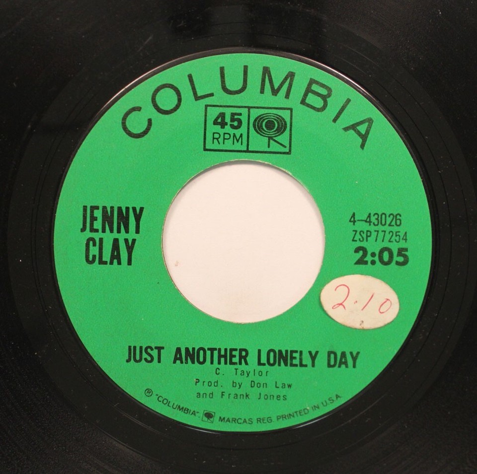 Jenny Clay - 45 - Big Shot / Just Another Lonely Day On Columbia | eBay