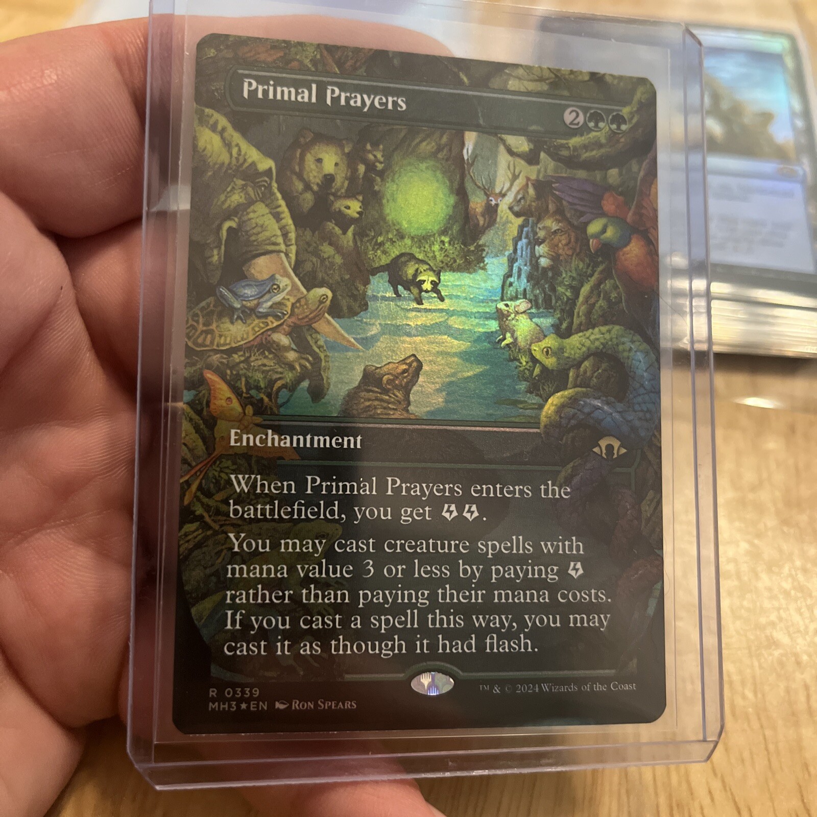 Primal Prayers - Foil - Borderless NM Modern Horizons 3 MTG. Ships Now ...