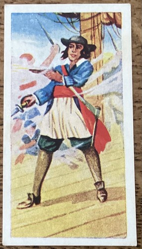 BARRATT, Pirates And Buccaneers, Candy Stick Sweet Cigarette Card,#14 ...