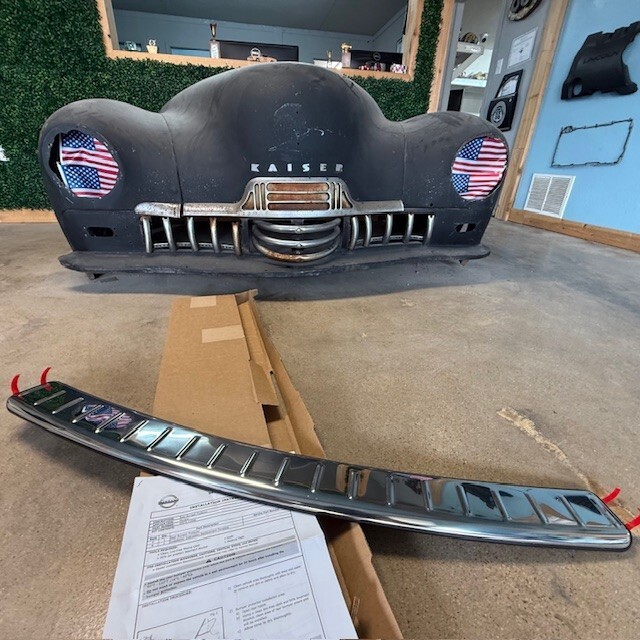 (1) 2009-2014 Nissan Murano Rear Bumper Protector Guard genuine 999T6 ...
