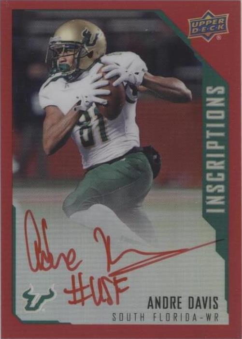 2015 Upper Deck Inscriptions - Andra Davis #AN Red /149 (AU) for sale ...