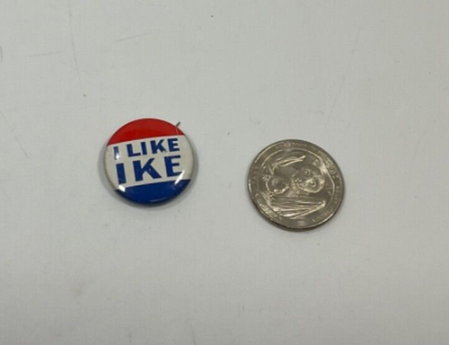 Vintage I LIKE IKE Political Campaign Button Pin Pinback | eBay