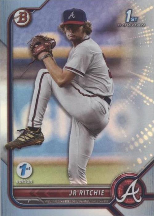 2022 Bowman Draft 1st Edition - Sky Blue Foil #BD-126 JR Ritchie (RC ...