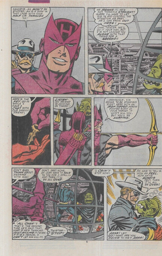 Solo Avengers Hawkeye Comic 18 Copper Age First Print Howard Mackie ...