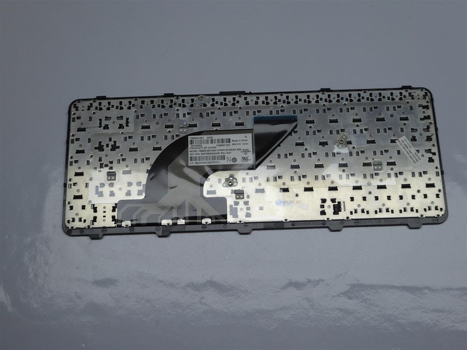 HP Probook 640 g1 Original Keyboard Norwegian Layout 738687-091 #3596 ...
