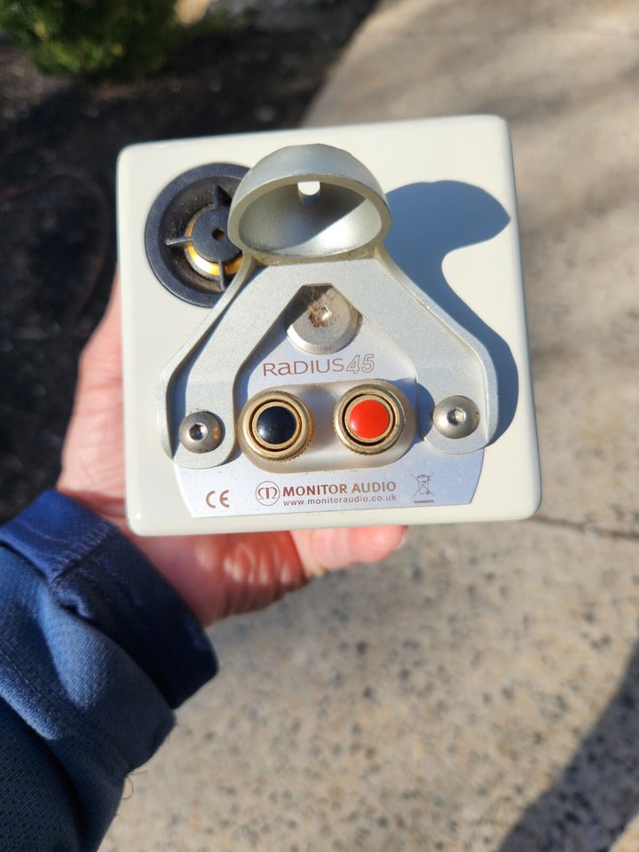 Monitor Audio Radius 45, Bookshelf Speaker High Gloss White ( Single ...