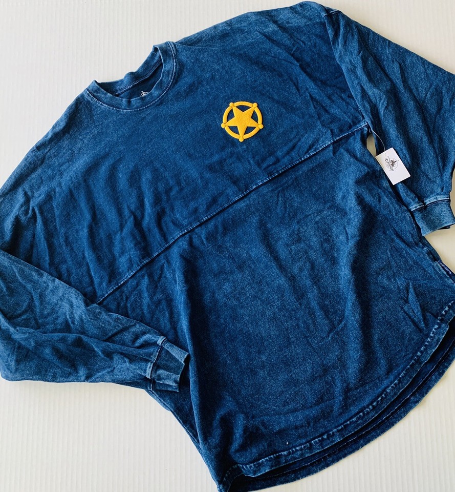 Disney Parks TOY STORY Sheriff Woody Spirit Jersey Pullover Top Sweat ...
