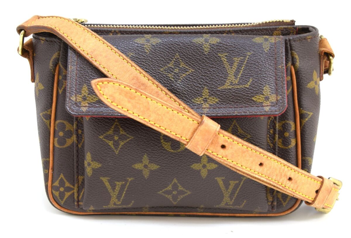 Louis Vuitton Viva Cite Shoulder Bag PM Brown Canvas Louis Vuitton Viva Cite Shoulder Bag PM Brown Canvas