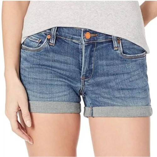 NWT BLANK NYC The Fulton Denim Roll Up Shorts in Blue Steel SIZE 32 | eBay