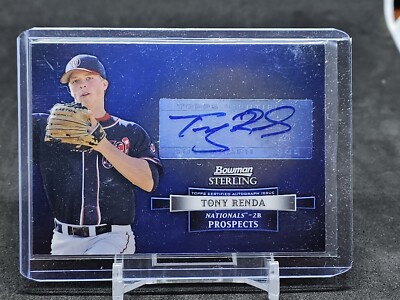 2012 Bowman Sterling Tony Renda Autograph Prospect Auto | eBay