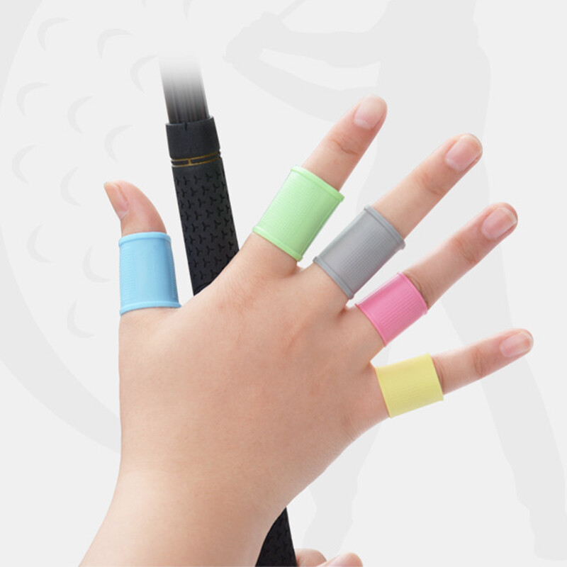 Golf Finger Silicon Sleeve Protector Grip Golf Finger Protection Non ...