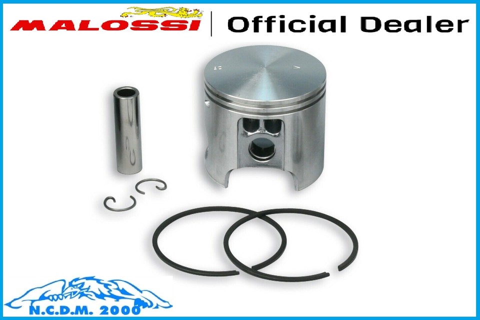 Malossi piston 2T Ø 55.8 bolt Ø 12 and 2 segments Vespa Pk HP Fl 50 2T ...