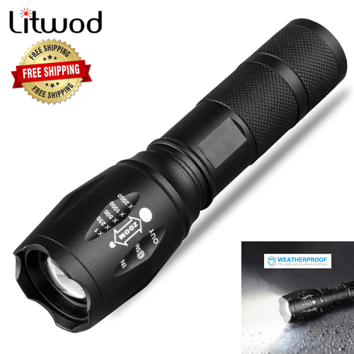 Super Elite Tactical Military LED Flashlight Tac Flashlight high LUX | eBay