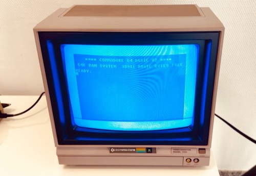 Commodore 1701 Monitor C64, Amiga, Atari sehr guter Erhaltungszustand ...