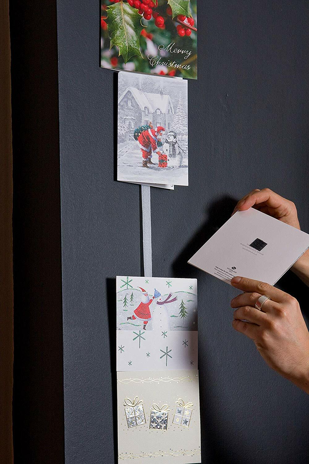 Hang Ups Christmas Card Hanging Holder Display Kit Non Marking 3M ...