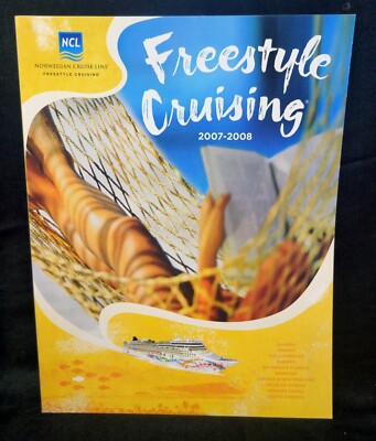 NCL Norwegian Cruise Line Freestyle Cruising 2007-2008 Catalog Brochure ...