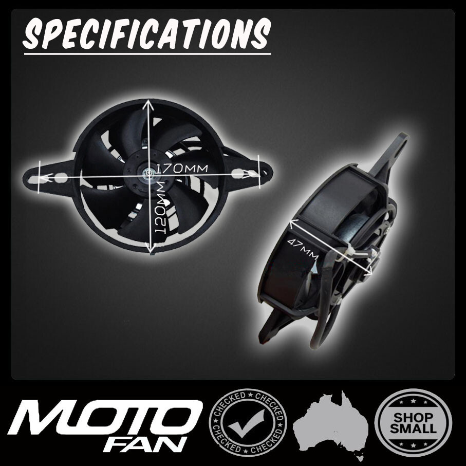 Dirtbike Thermo Fan Kit Universal Enduro Motorbike Ktm Husqvarna Beta ...