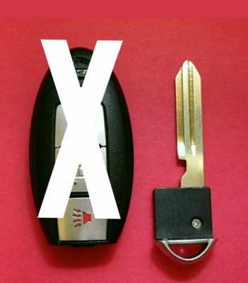 Replacement Uncut Key with Chip for Nissan Smart key | eBay
