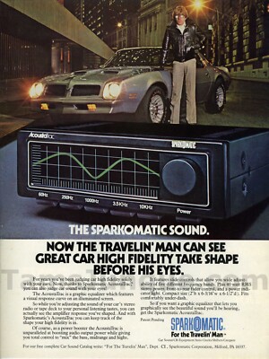 1978 Sparkomatic Graphic Equalizer Auto PRINT AD Christmas Gift Idea ...