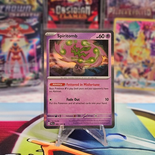 Spiritomb - 089/193 - Paldea Evolved - Pokemon TCG - Holo Rare - NM | eBay