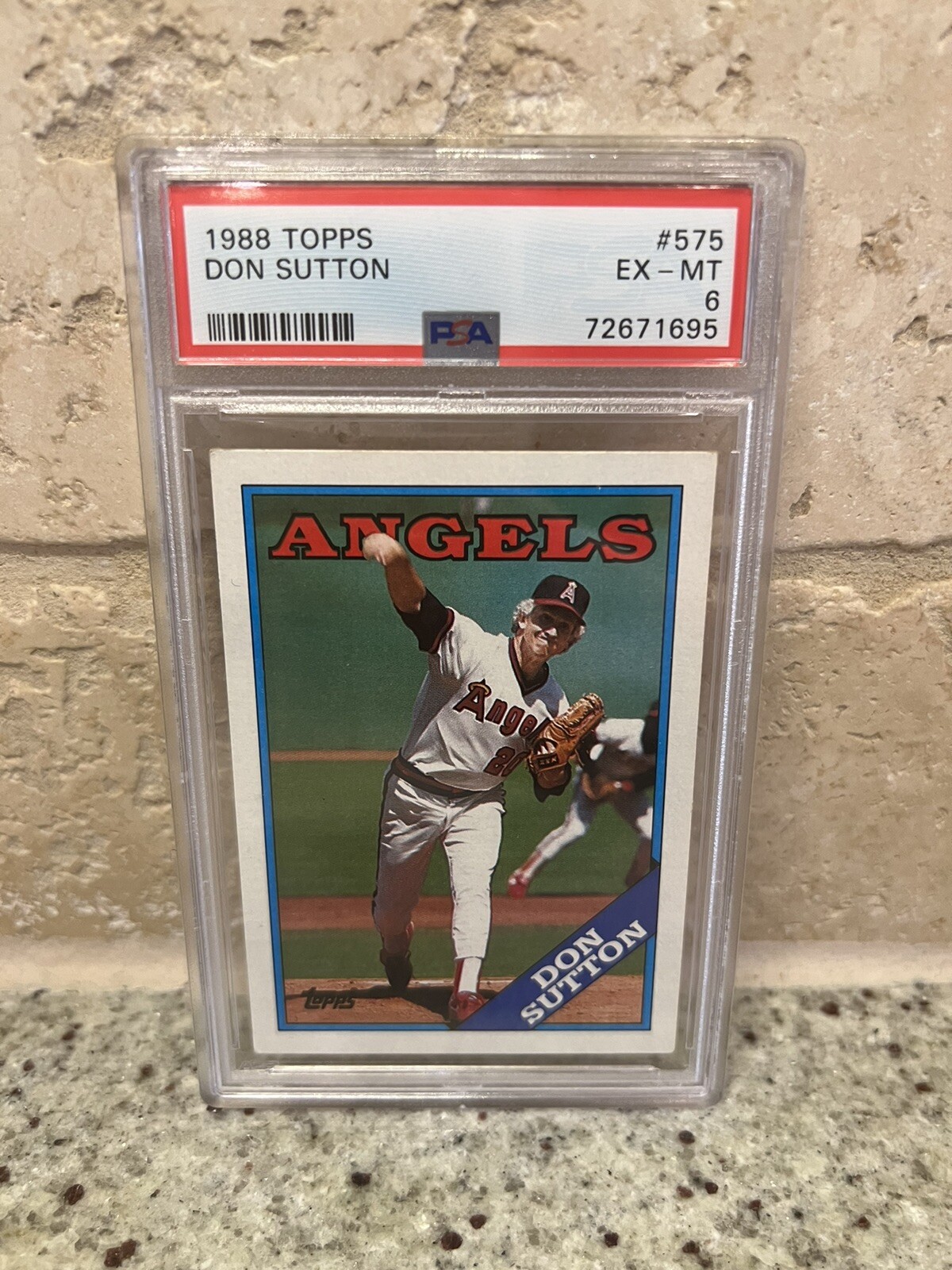 1988 Topps Don Sutton Baseball Card #575 - PSA 6 EX-NM - Only 68 higher ...