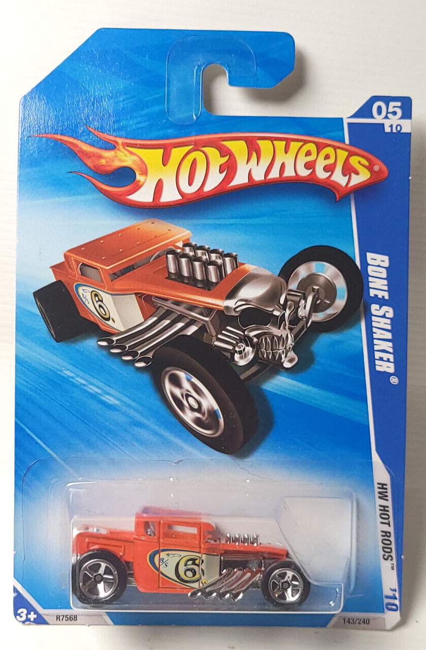 Hot Wheels Bone Shaker orange Rods '10 | eBay