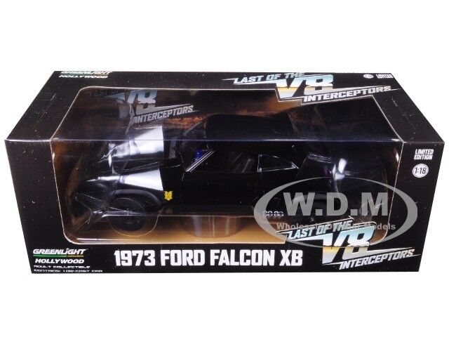 1973 FORD FALCON XB BLACK LAST OF THE V8 INTERCEPTORS 1/18 GREENLIGHT ...