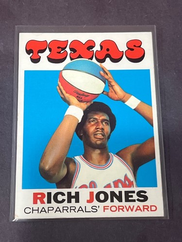 1971-72 Topps Basketball Rich Jones #198 B | eBay