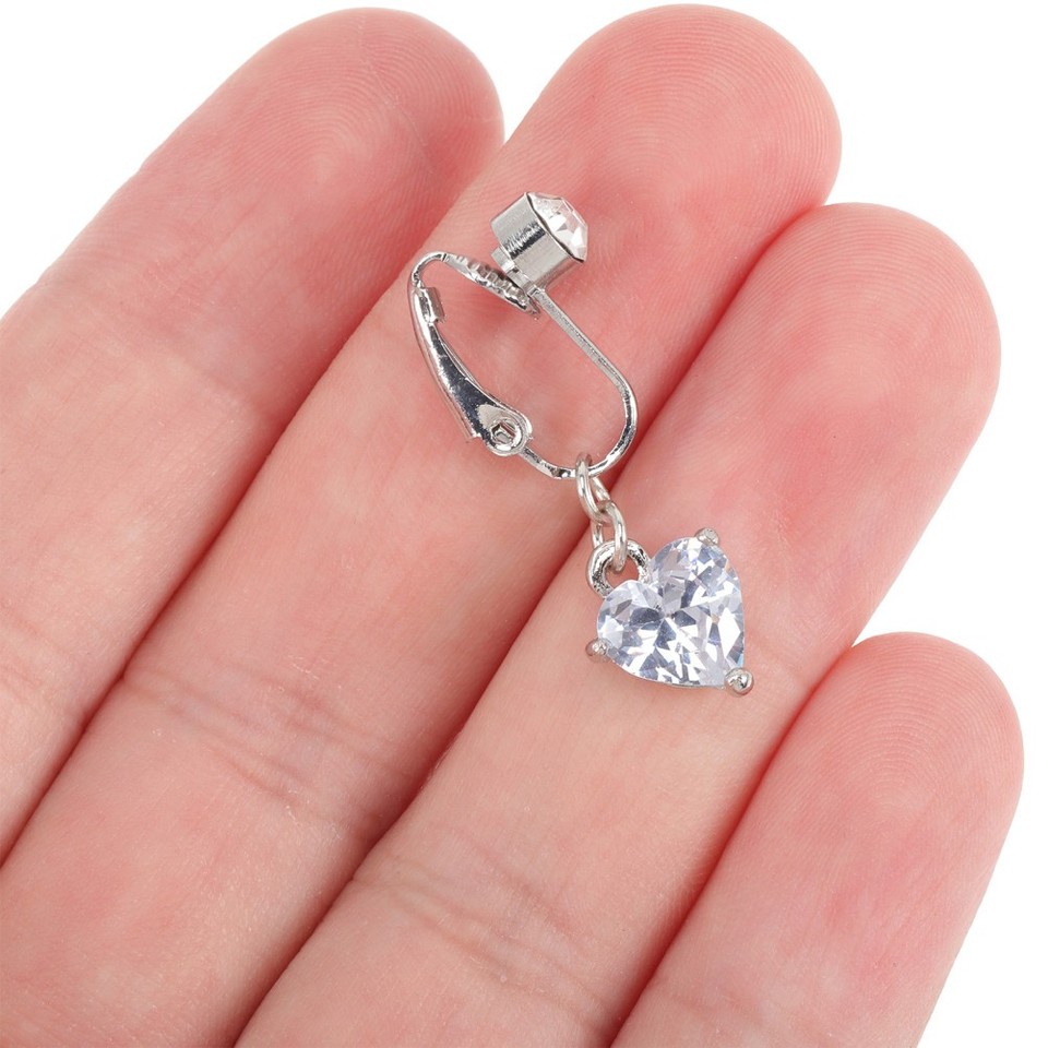 rings for women Dangle Belly Ring Fake Belly Ring Navel Decoration ...