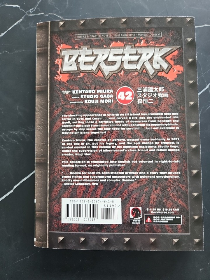 Berserk #42 (Digital Manga Publishing Dark Horse Comics) | eBay