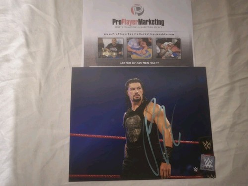 ROMAN REIGNS WWE WRESTLING AUTOGRAPH Signed 8x10 Photo Original w/COA ...